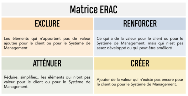 Un nouvel outil pour les revues de processus : La Matrice ERAC